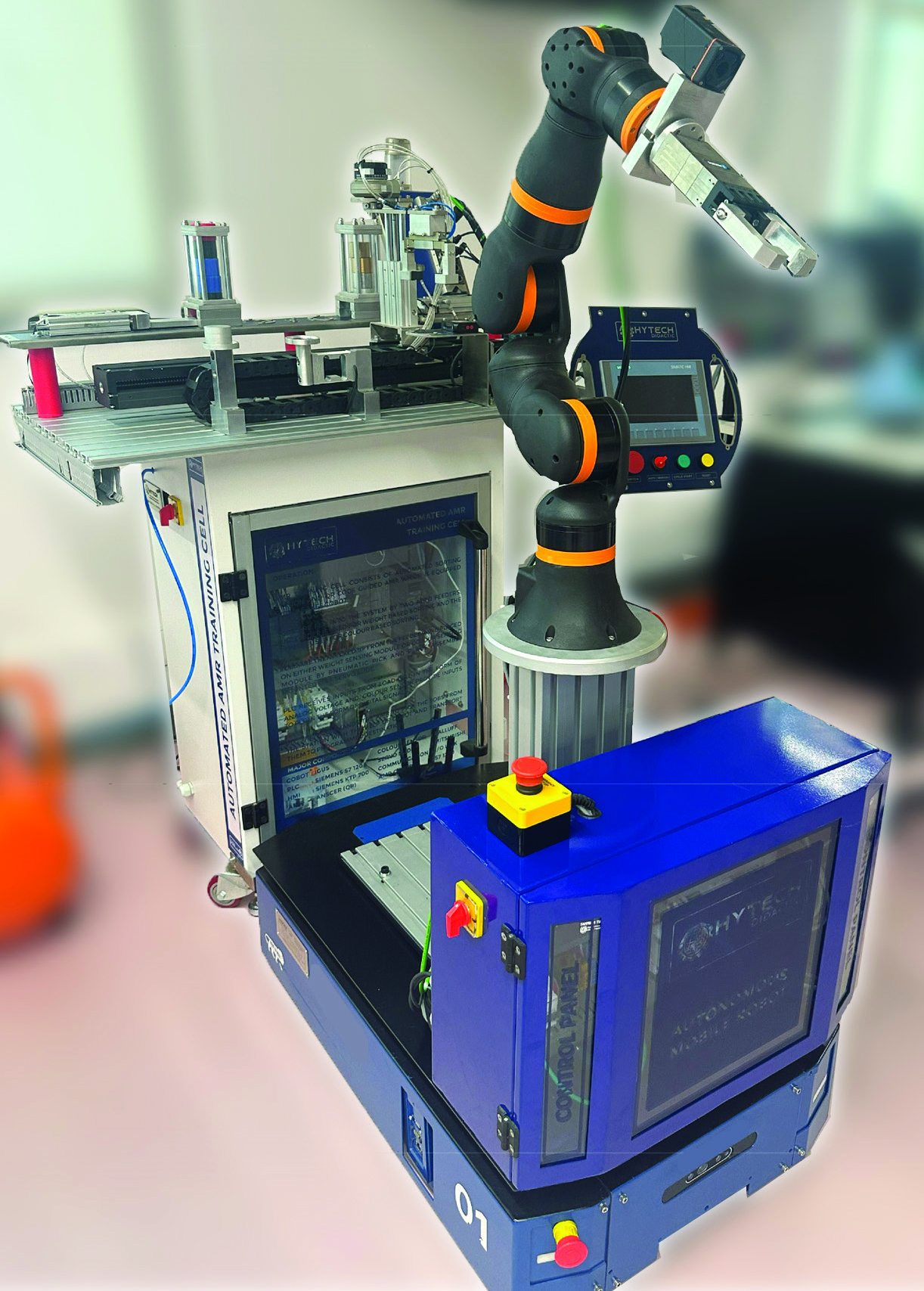 AMR with Industrial Automation Station and COBOT | Manufacturer in Pune