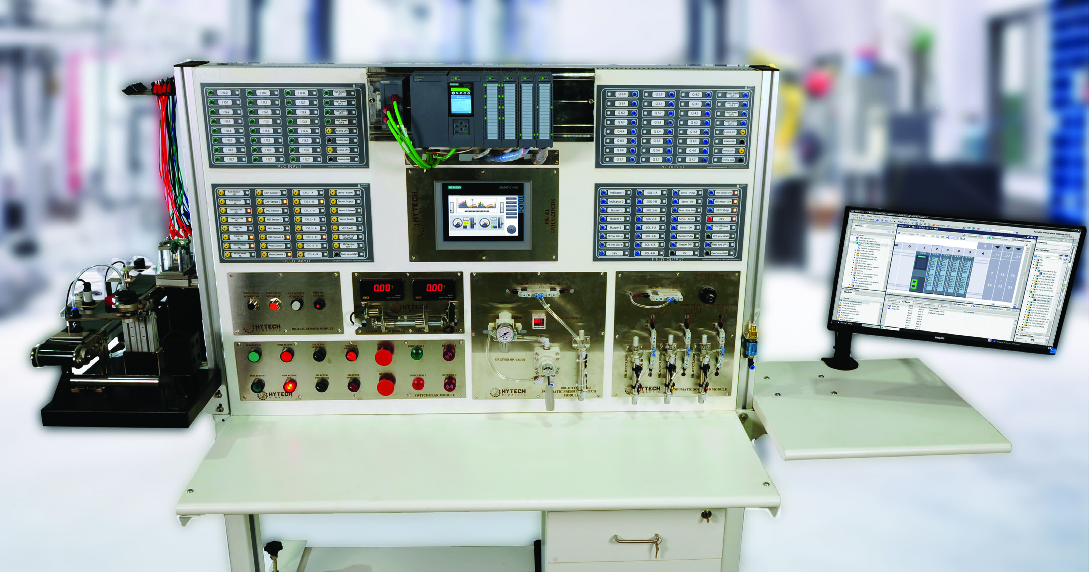 Advanced PLC and HMI Training Kits Manufacturer in Pune India