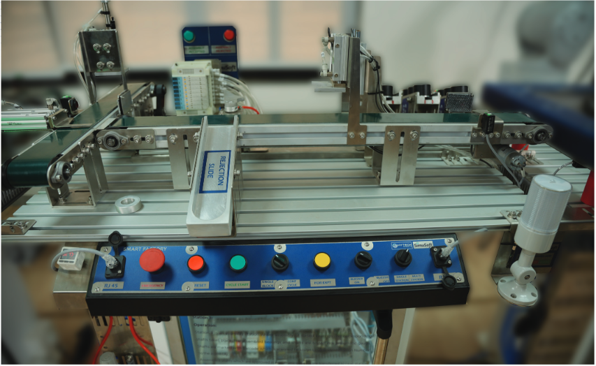 Smart Factory with 7 Axes Robot and Digital Twin Manufacturer in Pune India